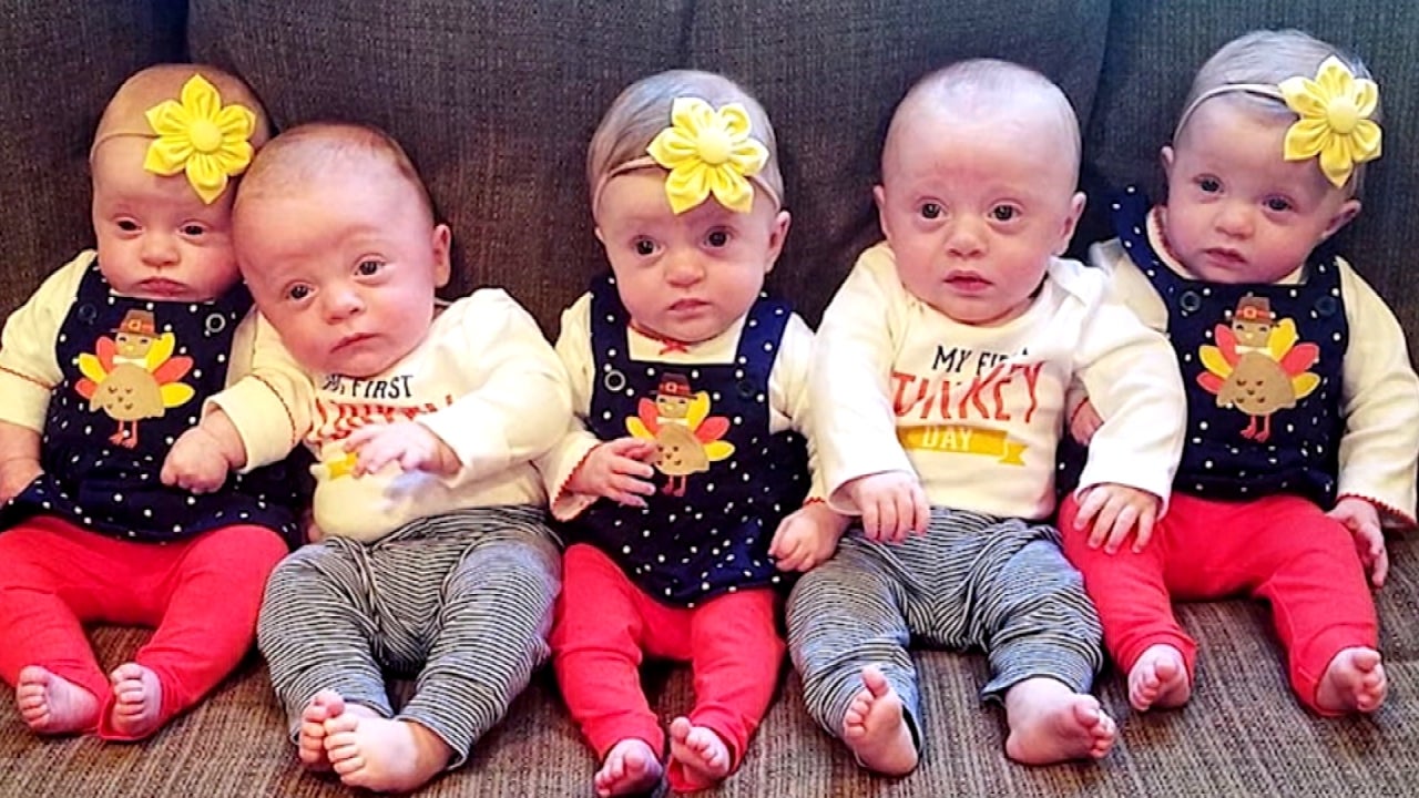 Mom of Quintuplets Reveals Her Daily Routine | Inside Edition