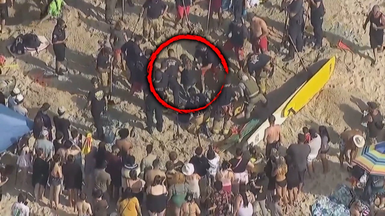 Witness Helps Rescue Teen Stuck in 6-Foot Sand Hole at Beach | Inside ...