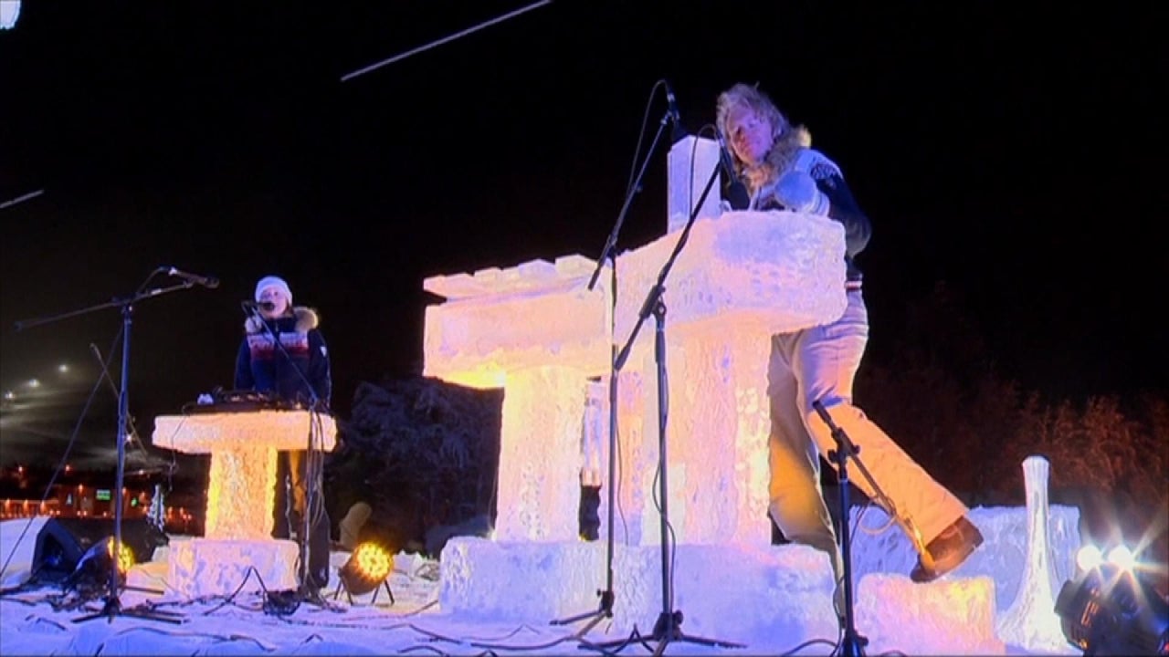 Chill Musicians Make Play Concert With Instruments Made From Ice ...