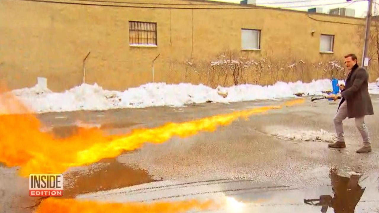 What is a ‘Flamethrower’ and is it Safe? | Inside Edition