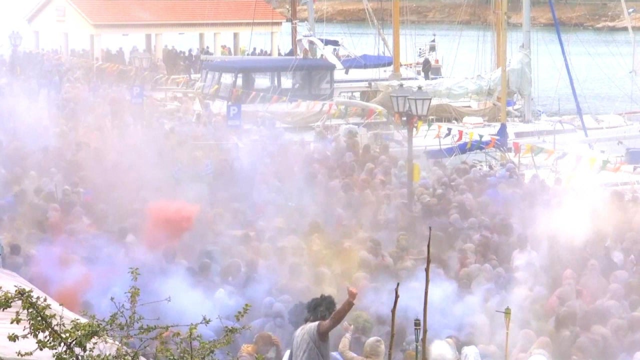 'Flour War' Fighters Pelt Each Other for Clean Monday Celebration ...
