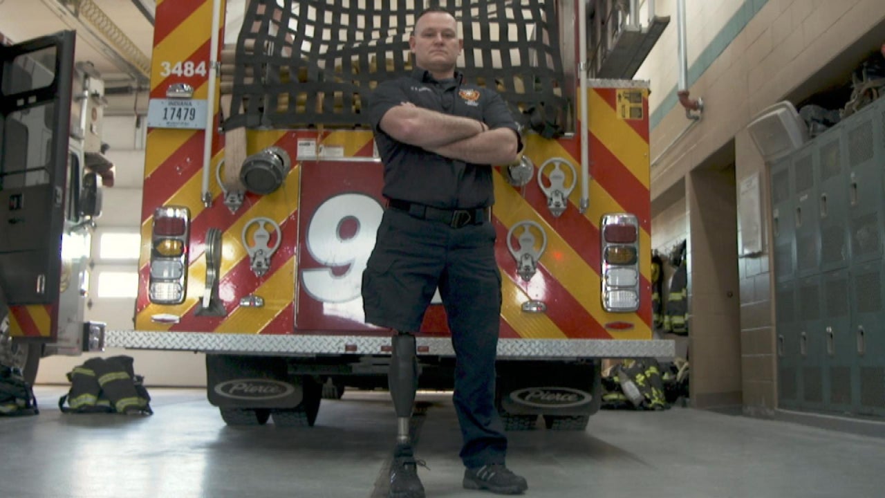 Indiana Firefighter Returns to the Job After Losing Leg in Accident ...