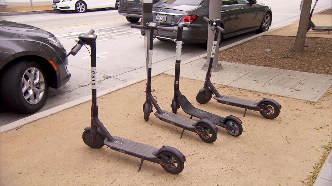 How to Properly Ride Popular Bird Scooters | Inside Edition