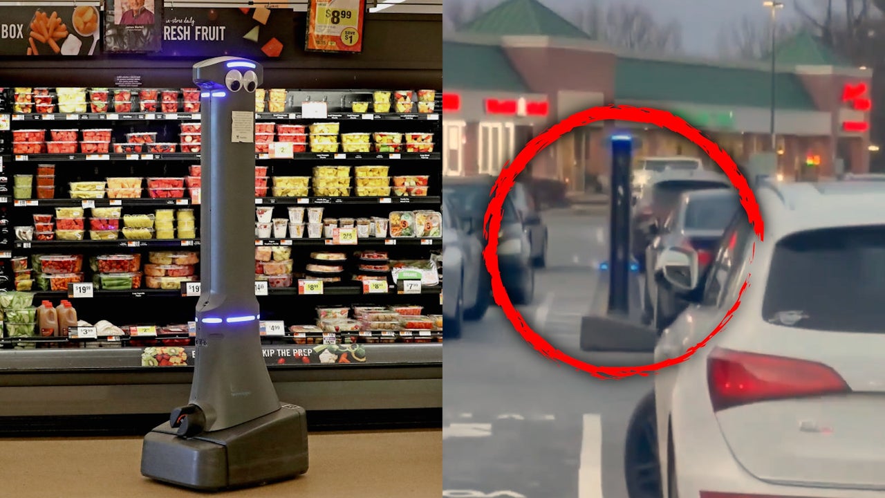 Marty the Robot Escapes a Pennsylvania Grocery Store | Inside Edition